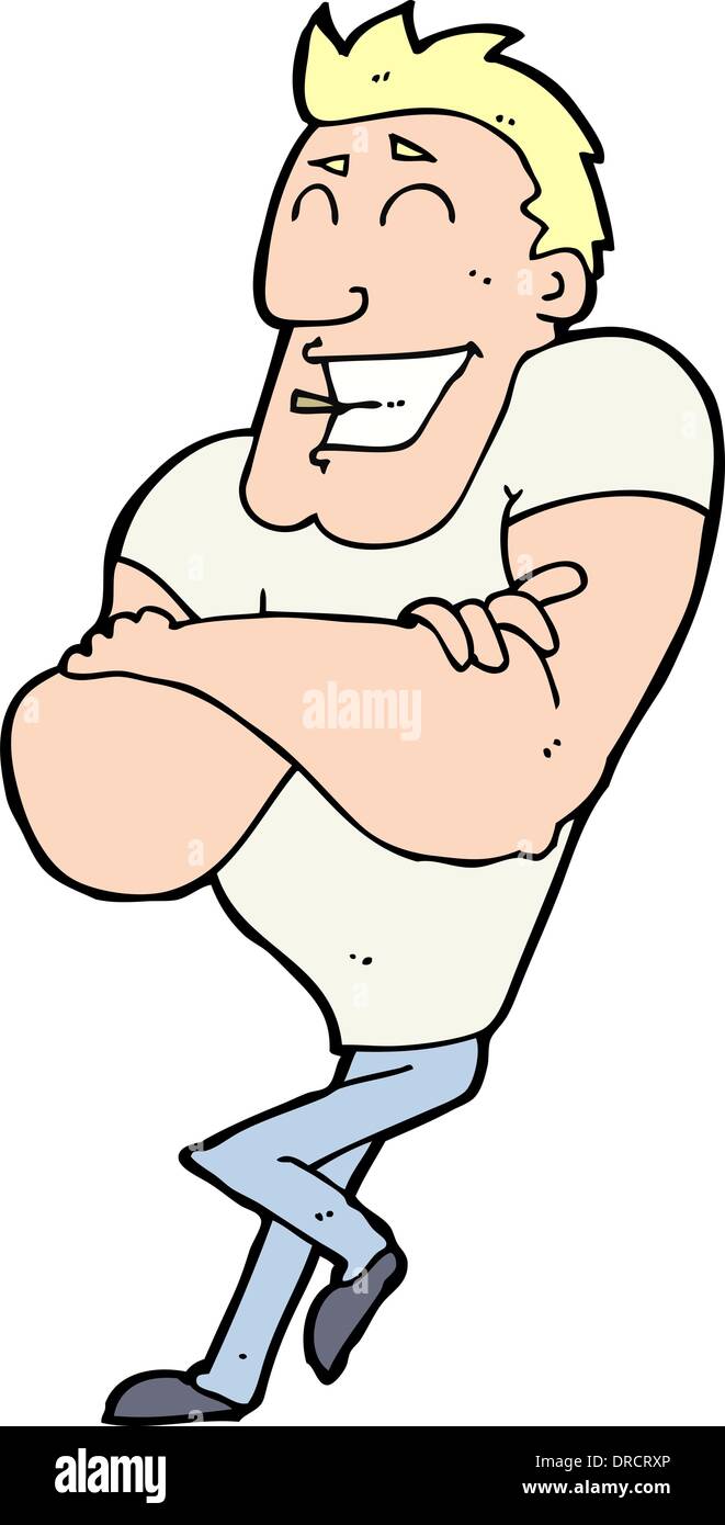 cartoon muscle guy Stock Vector Image & Art - Alamy