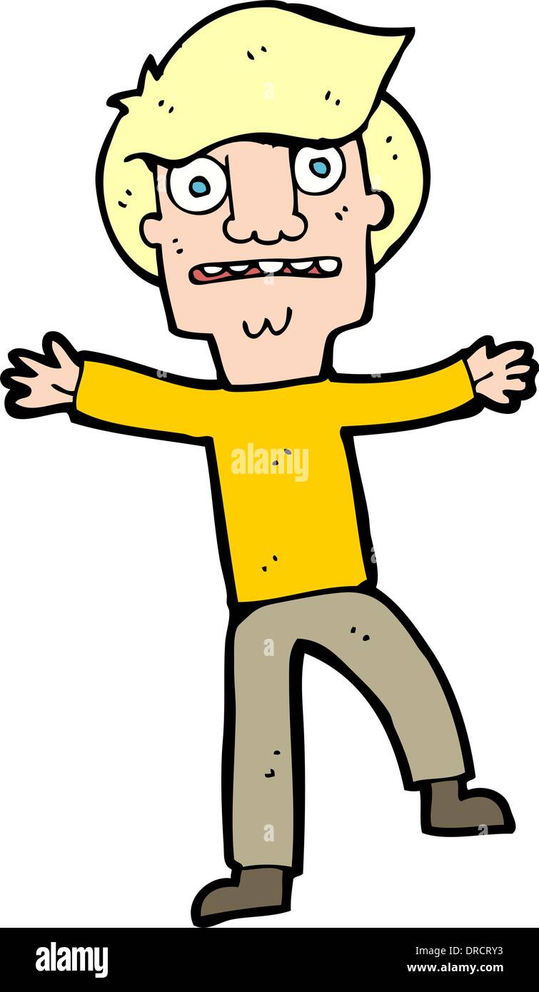 cartoon boy panicking Stock Vector Image & Art - Alamy