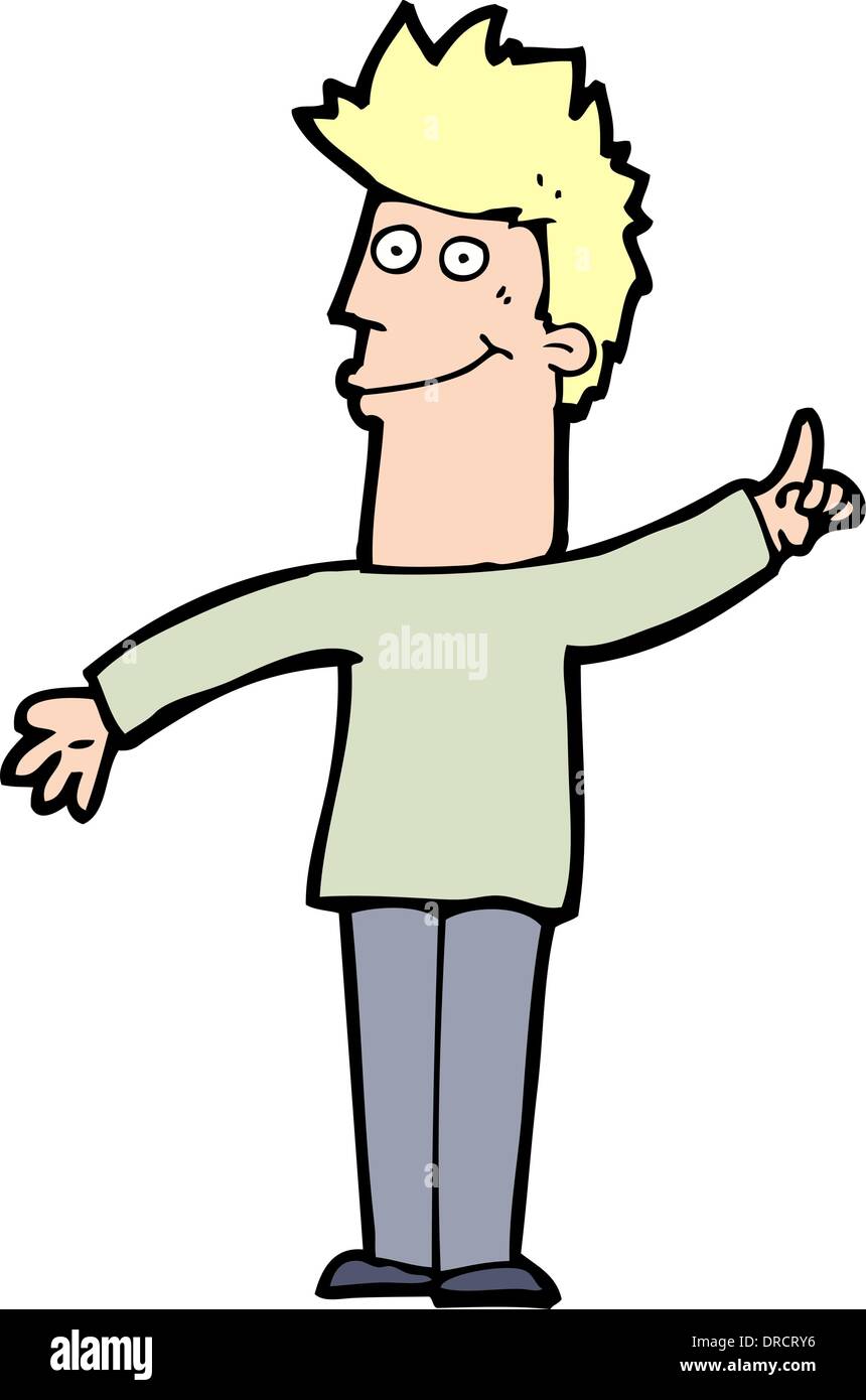 cartoon man with idea Stock Vector Image & Art - Alamy