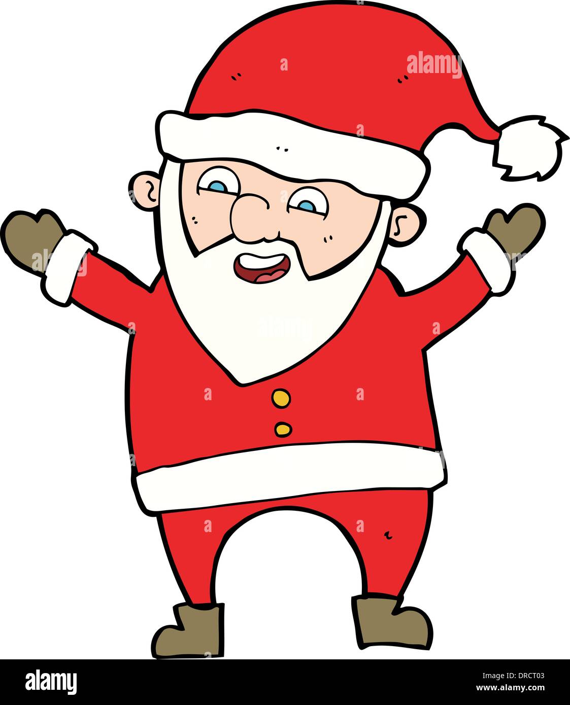 cartoon santa claus Stock Vector Image & Art - Alamy