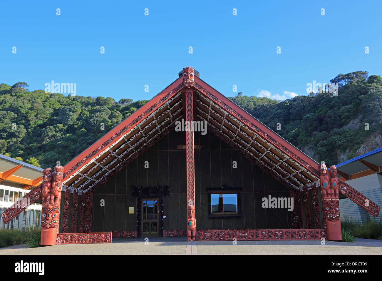 Maori meeting house carving te High Resolution Stock Photography and ...