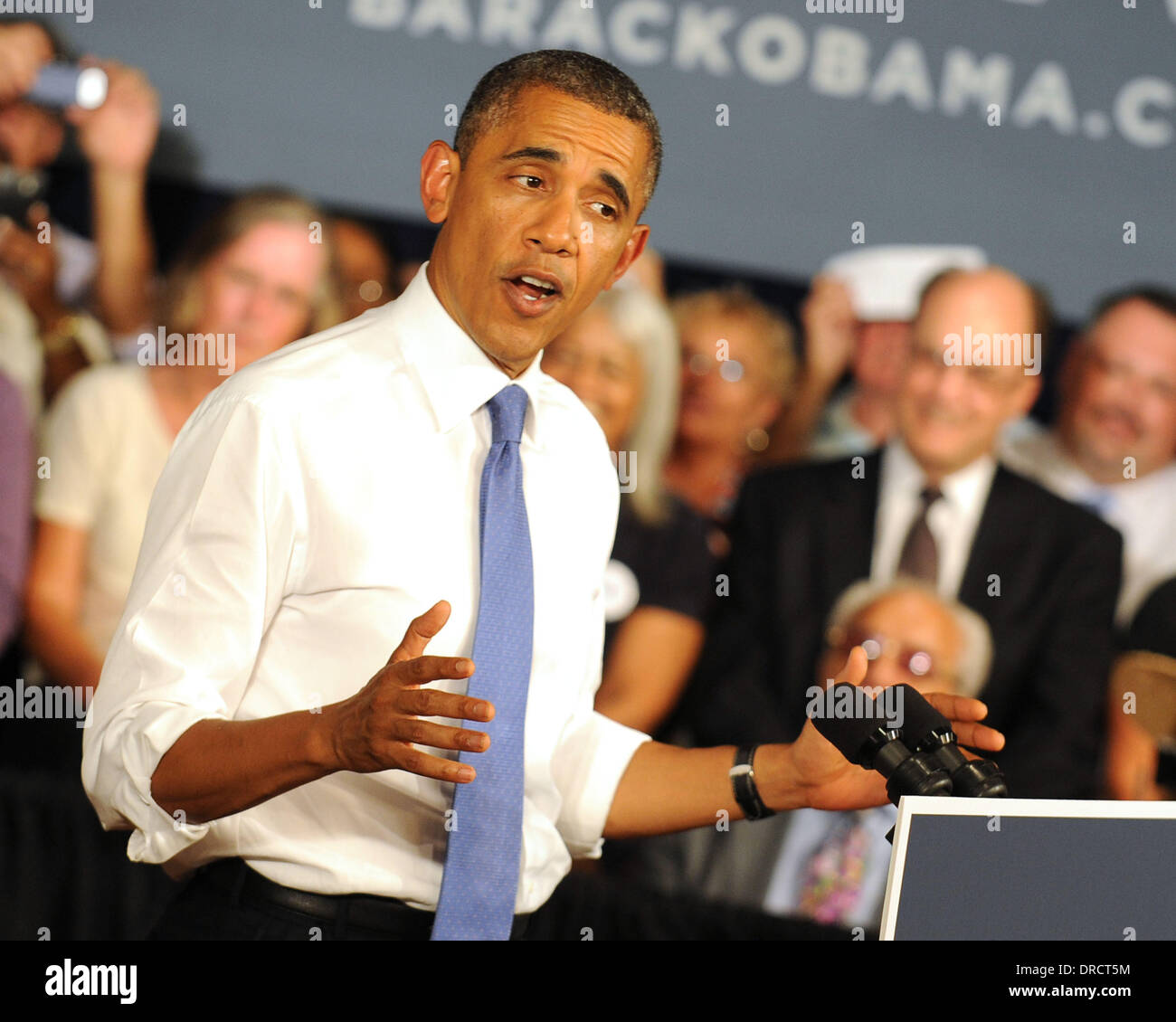 President Barack Obama delivers remarks to seniors at Century Village ...