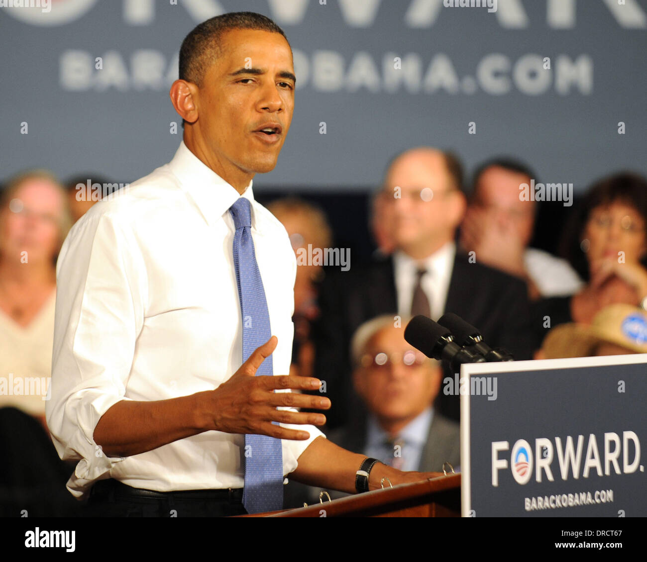 President Barack Obama delivers remarks to seniors at Century Village ...