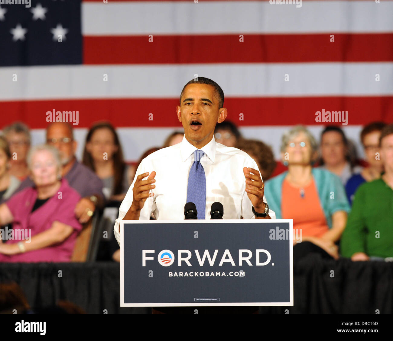 President Barack Obama delivers remarks to seniors at Century Village ...