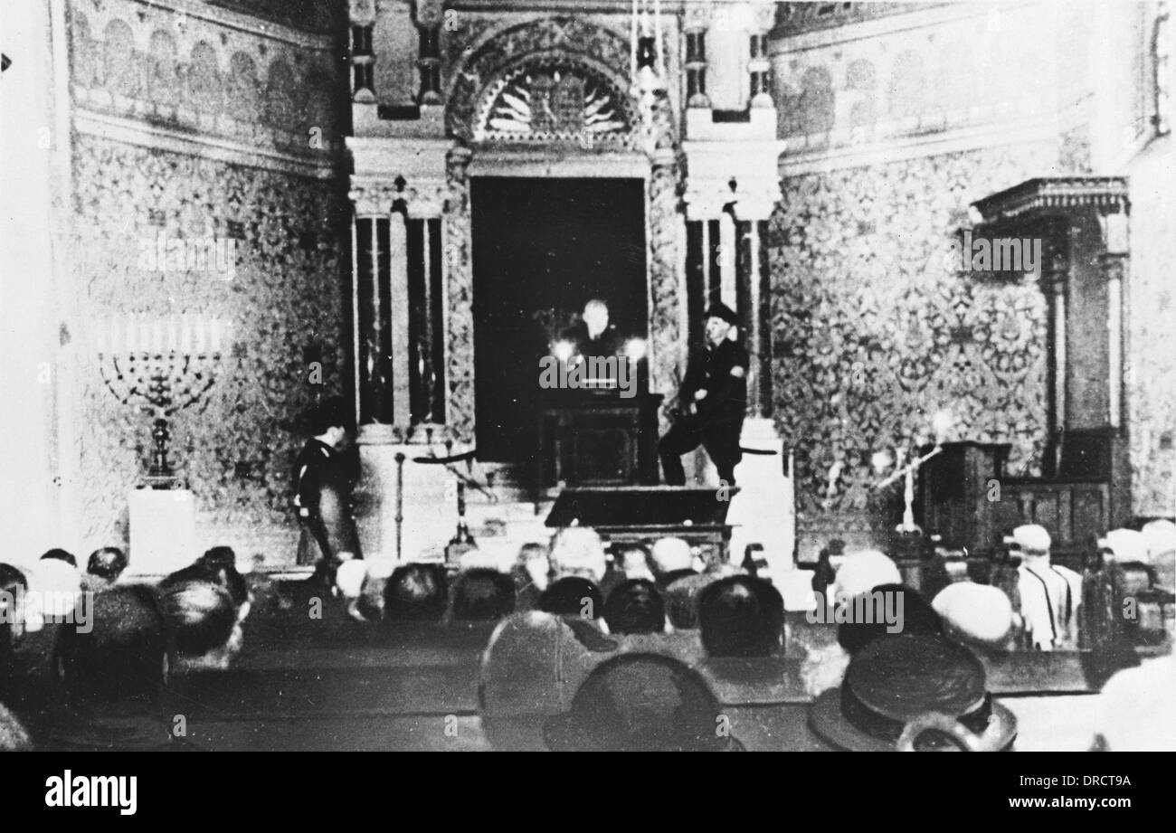 Jewish Synagogue pre-WWII Stock Photo - Alamy
