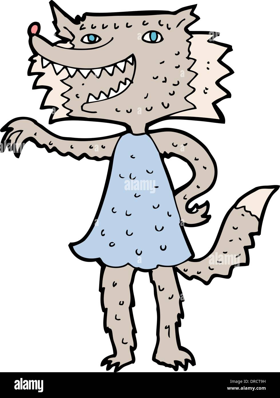 cartoon wolf girl Stock Vector Image & Art - Alamy