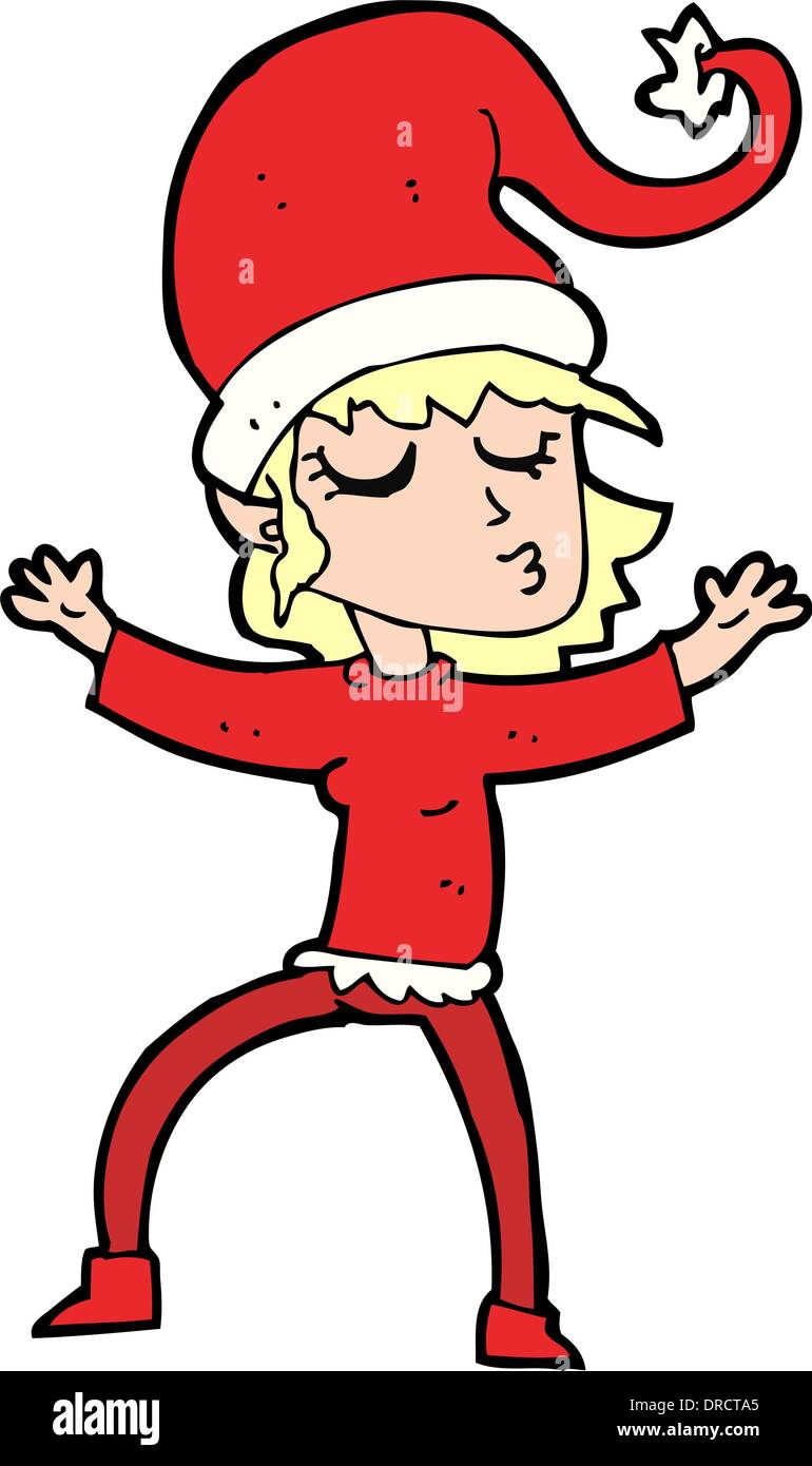 santa's helper cartoon Stock Vector Image & Art - Alamy
