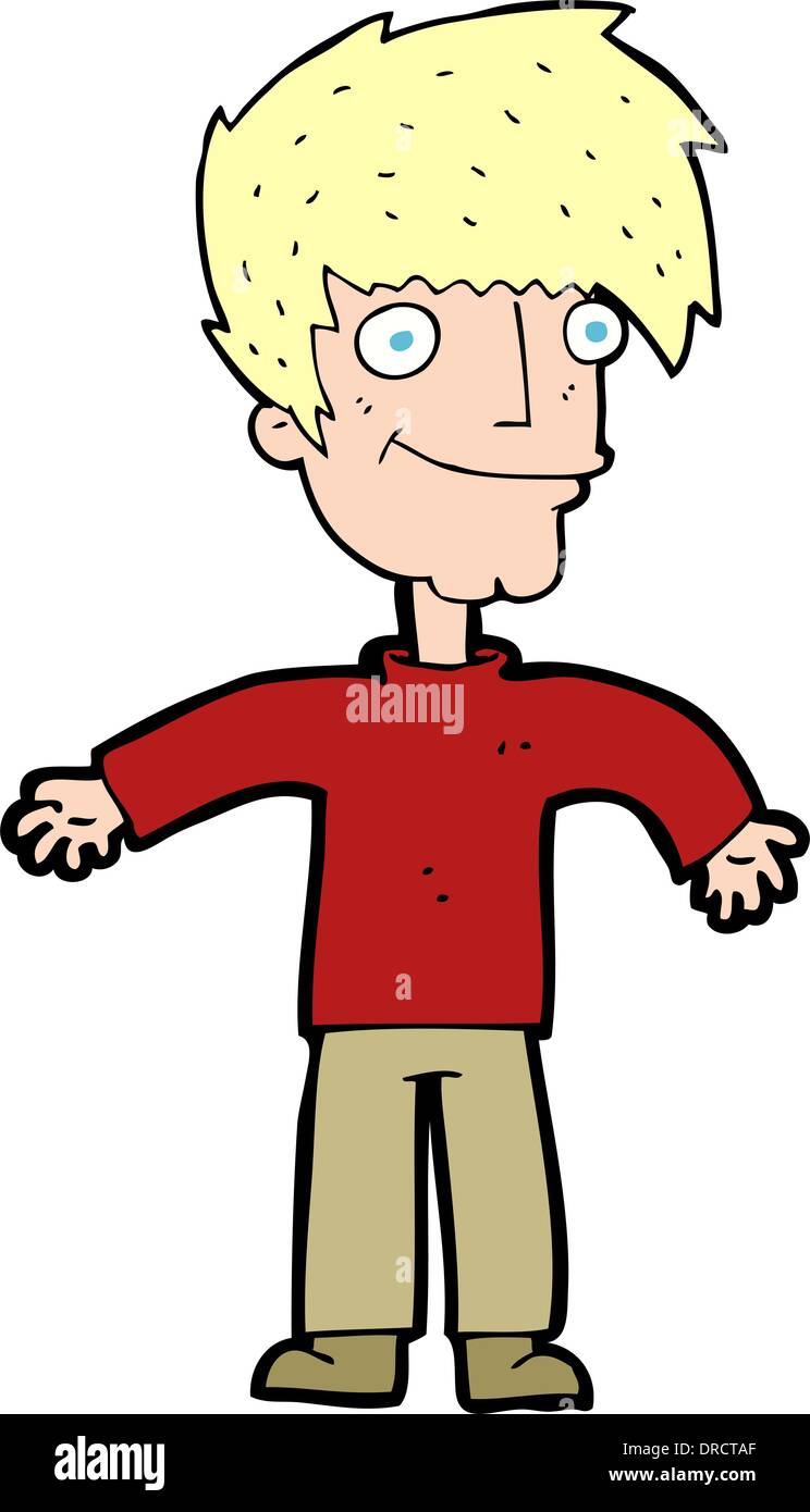 cartoon happy man Stock Vector Image & Art - Alamy