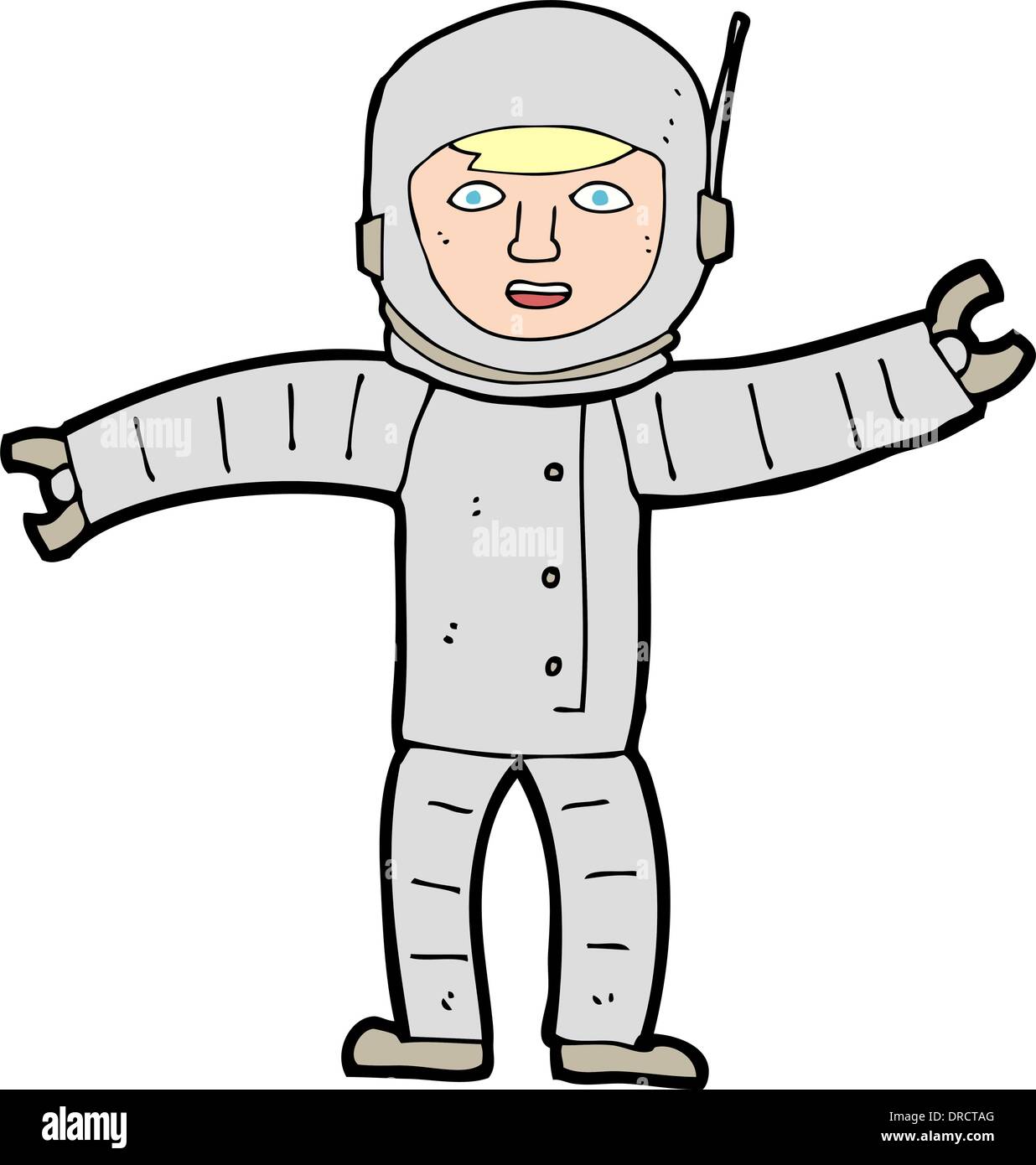 cartoon space man Stock Vector Image & Art - Alamy