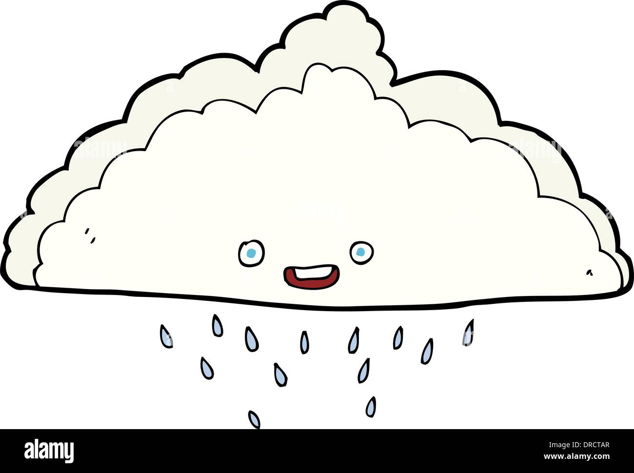 cartoon rain cloud Stock Vector Image & Art - Alamy