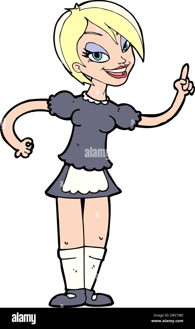 cartoon waitress taking order Stock Vector Image & Art - Alamy