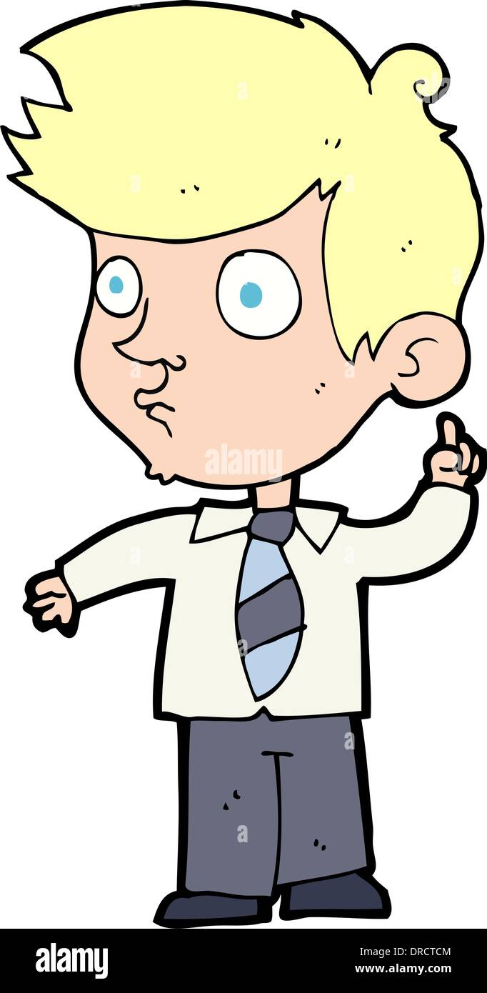cartoon boy asking question Stock Vector Image & Art - Alamy
