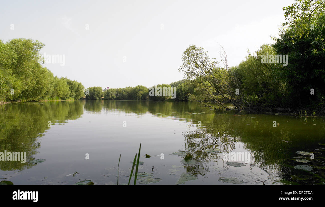 View of lake Stock Photo - Alamy