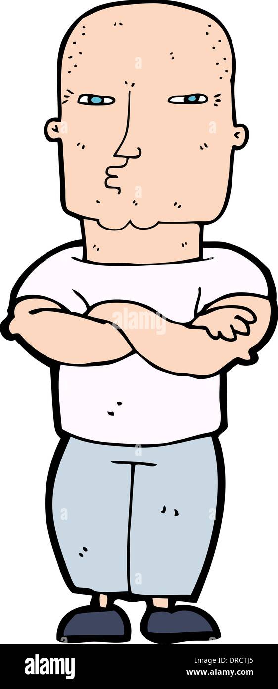 cartoon tough guy Stock Vector Image & Art - Alamy