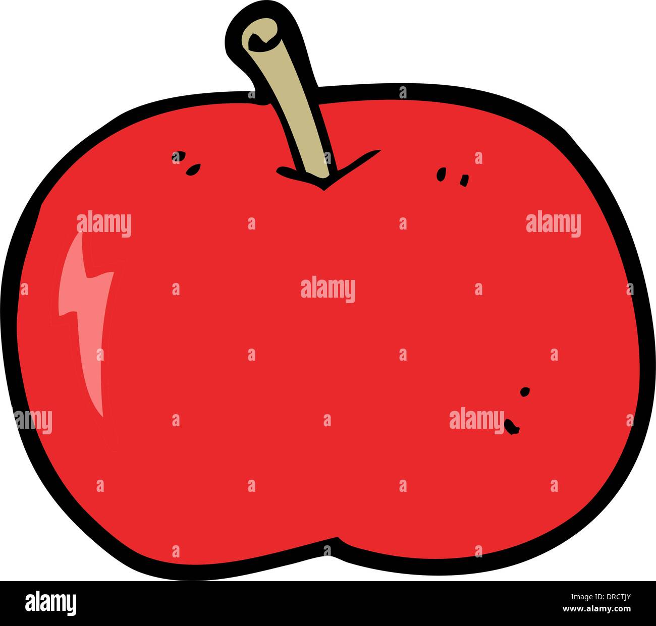 cartoon shiny apple Stock Vector Image & Art - Alamy