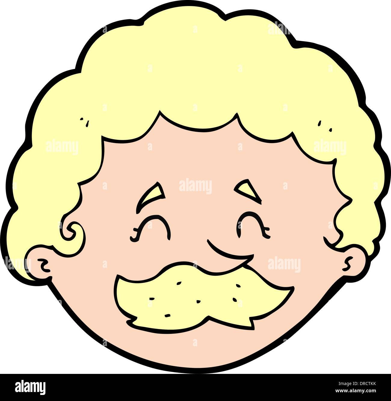 cartoon man with mustache Stock Vector Image & Art - Alamy