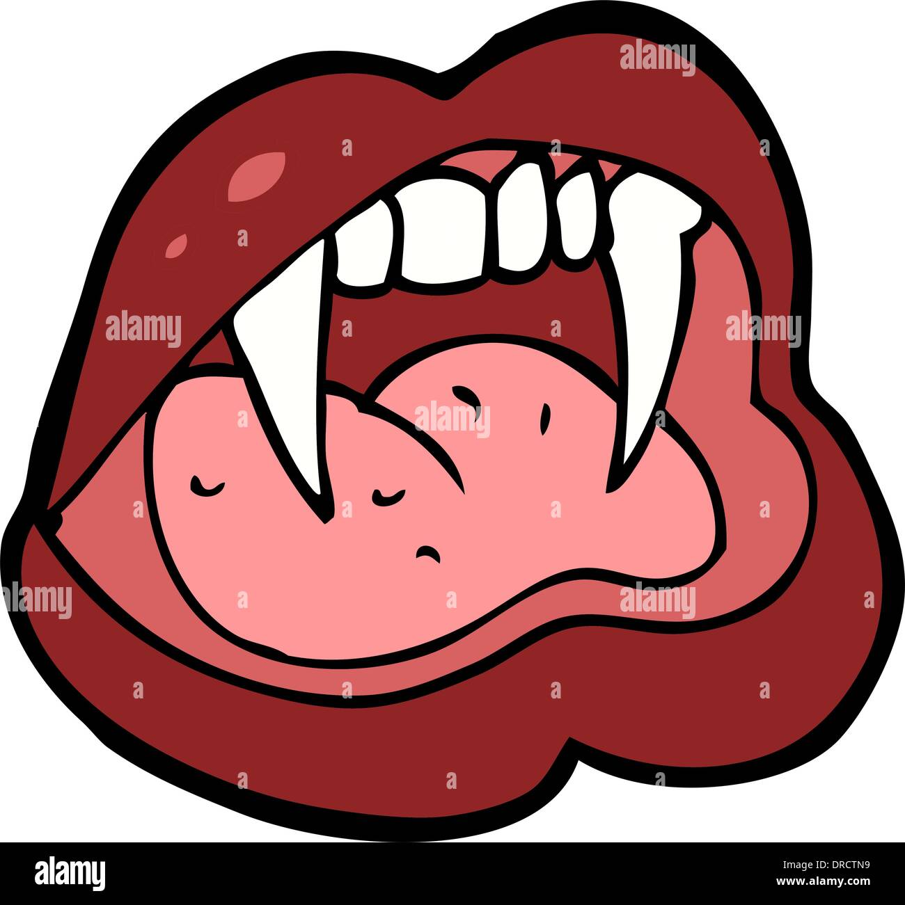 cartoon vampire lips Stock Vector Image & Art - Alamy