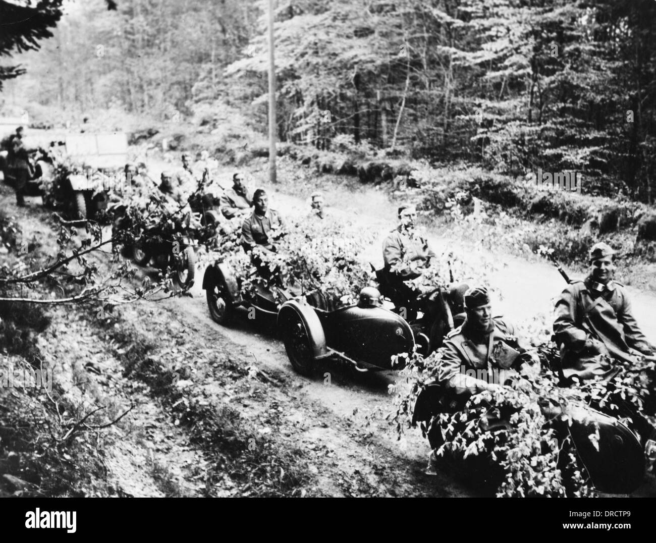 German troops in France WWII Stock Photo - Alamy
