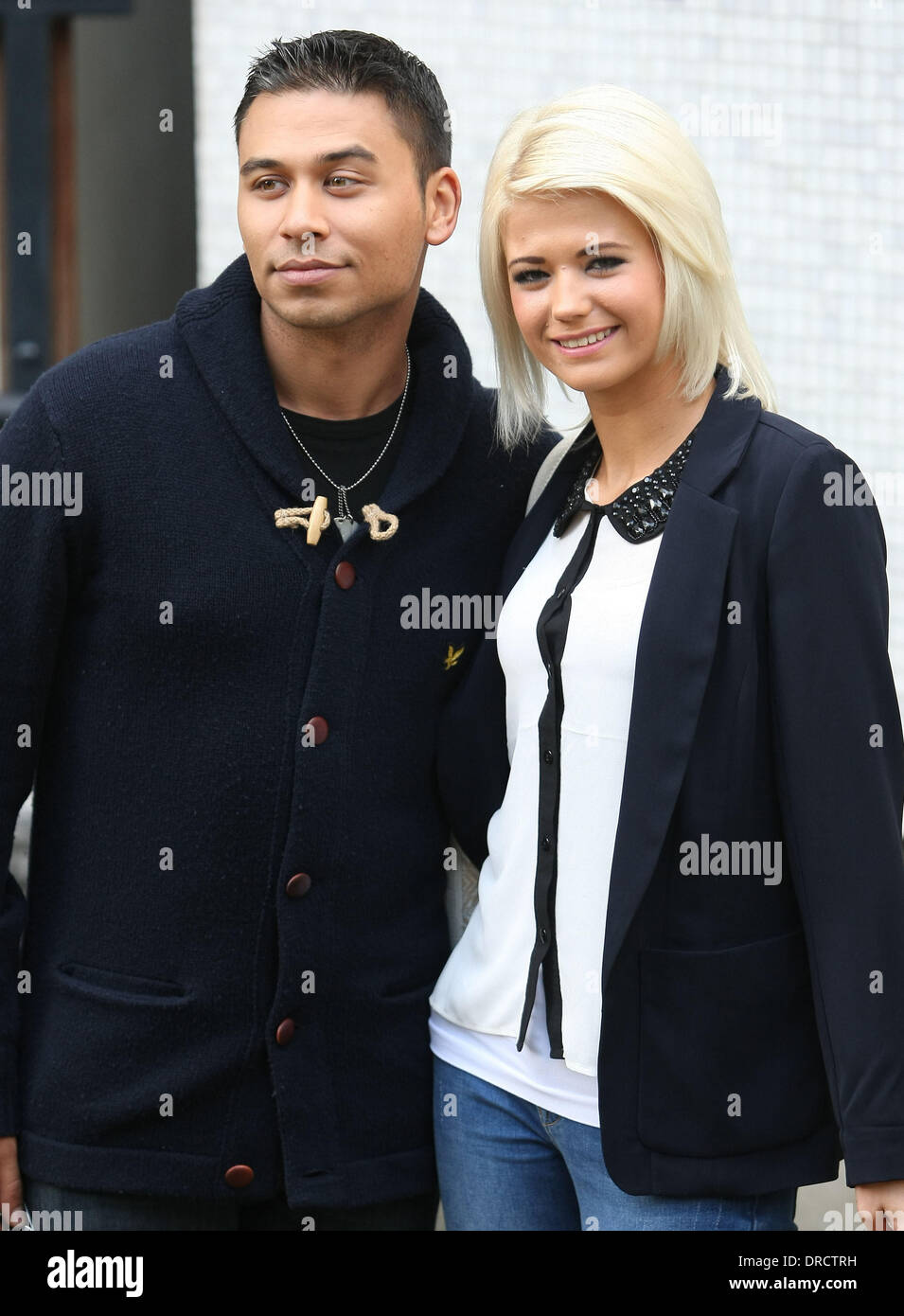 Danielle Harold and Ricky Norwood at the ITV studios London, England ...