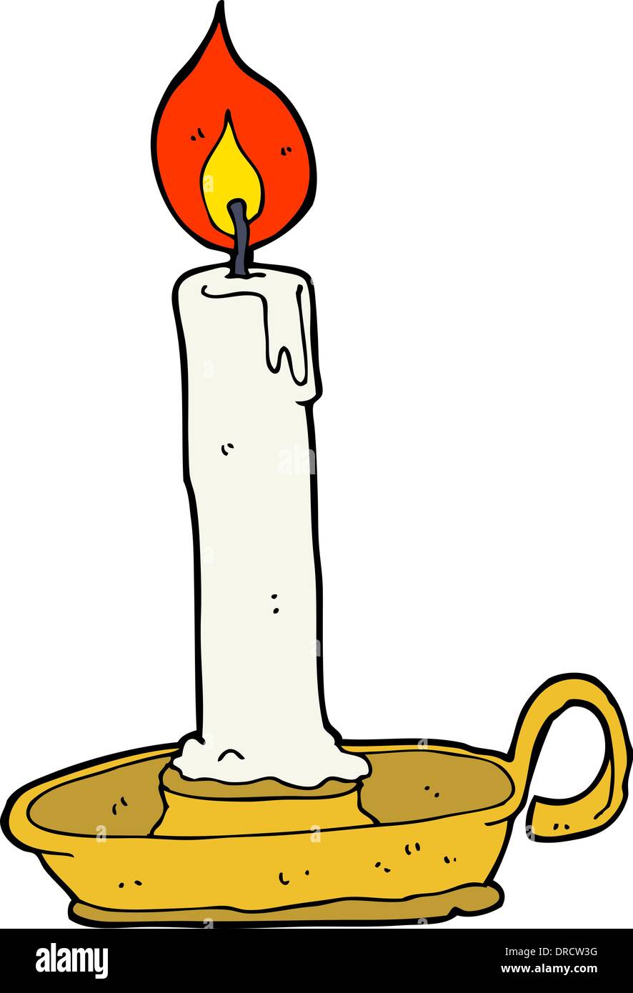 cartoon burning candle Stock Vector Image & Art - Alamy
