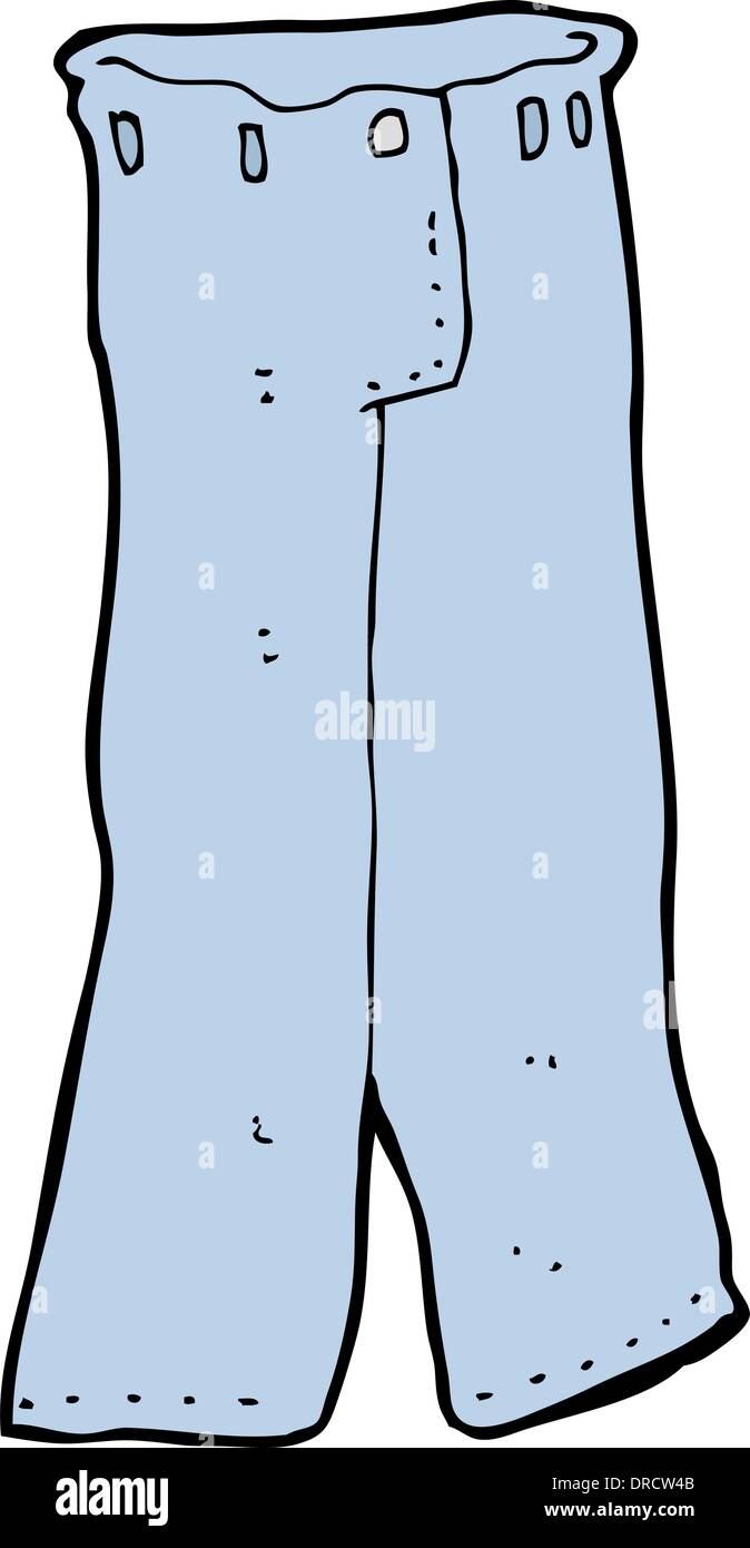 cartoon pair of jeans Stock Vector Image & Art - Alamy