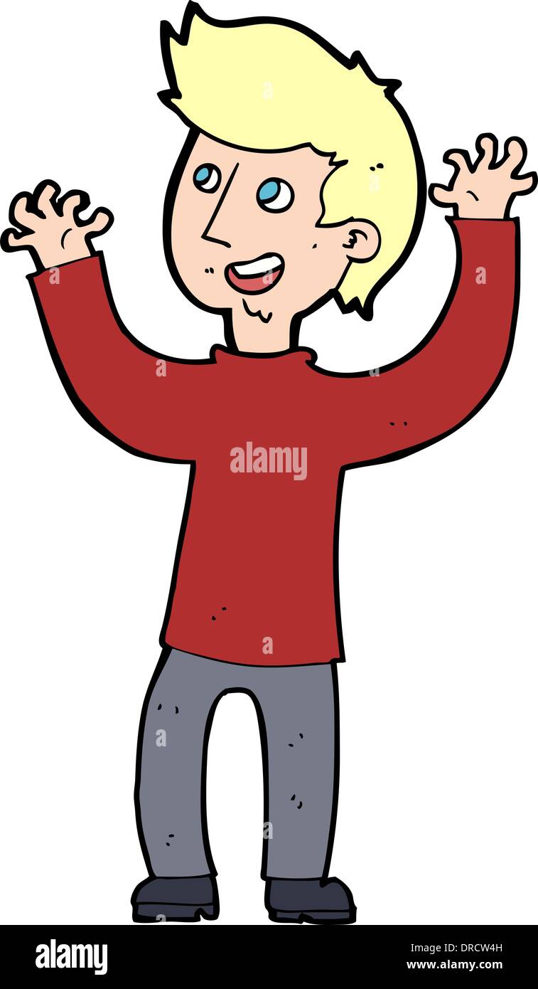 cartoon happy man Stock Vector Image & Art - Alamy