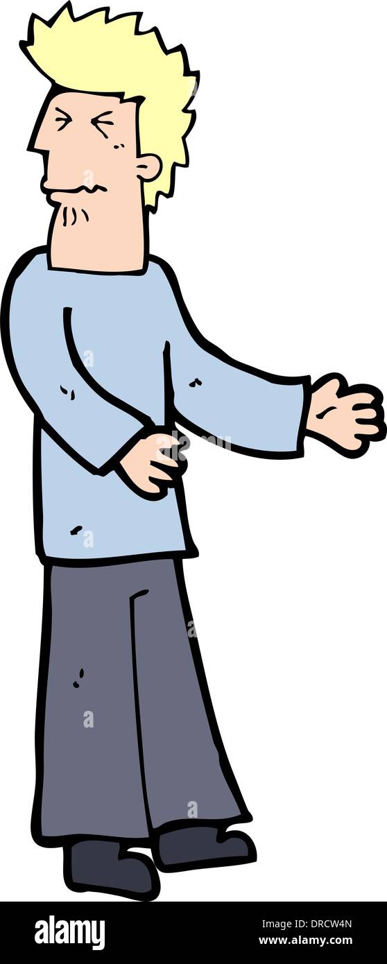 cartoon disgusted man Stock Vector Image & Art - Alamy