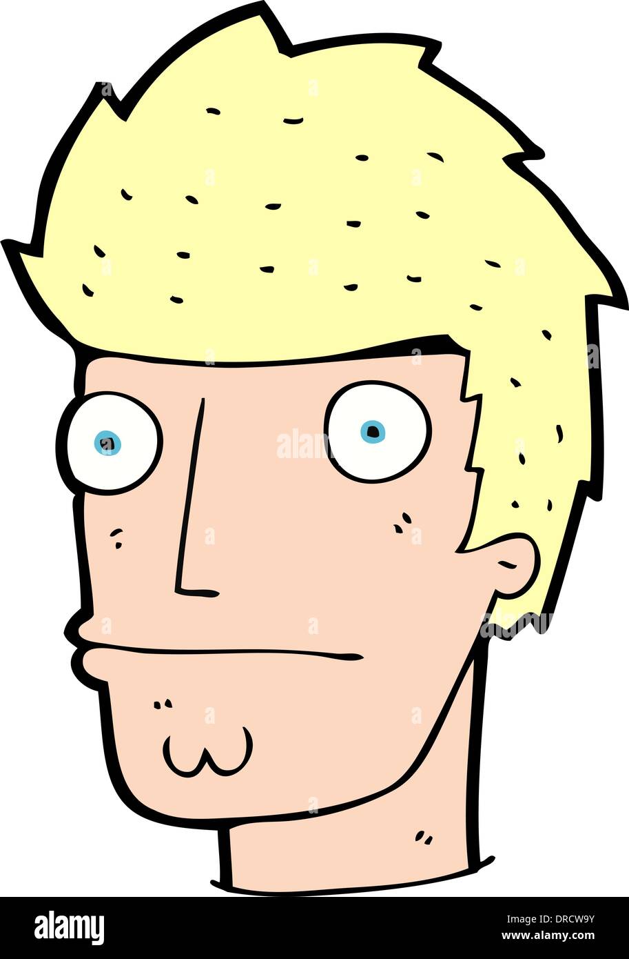 cartoon nervous man Stock Vector Image & Art - Alamy
