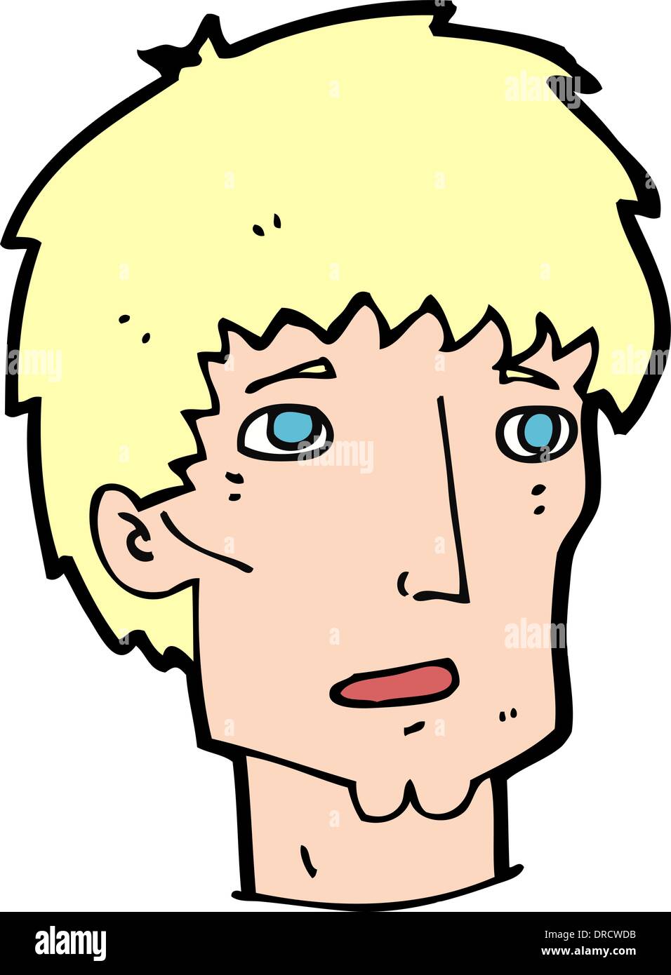 cartoon worried man Stock Vector Image & Art - Alamy