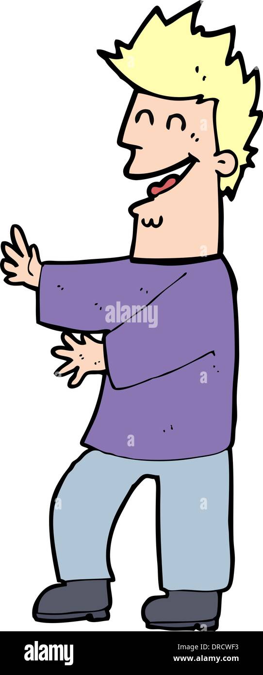 cartoon laughing man Stock Vector Image & Art - Alamy