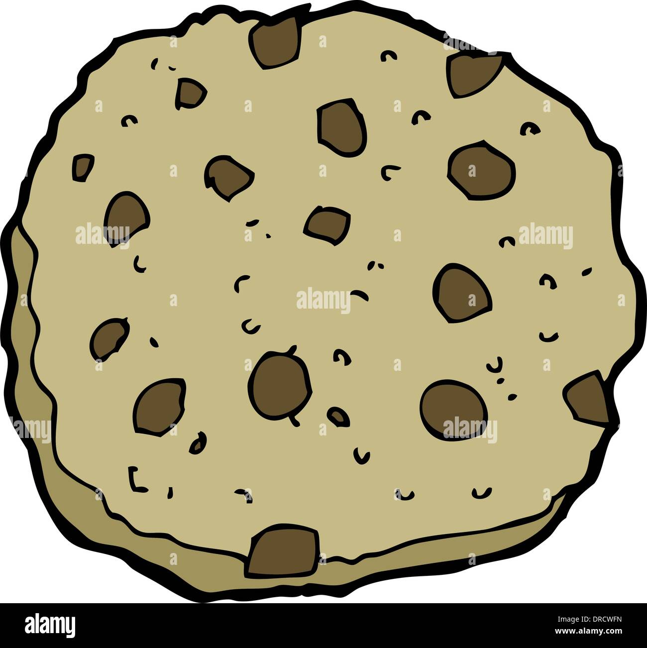 chocolate chip cookie cartoon Stock Vector Image & Art - Alamy