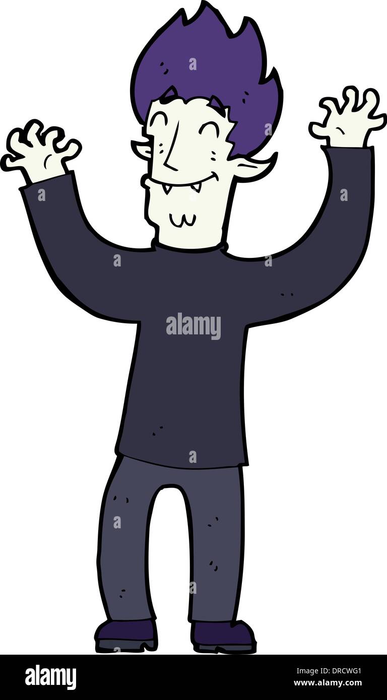 cartoon happy vampire man Stock Vector Image & Art - Alamy