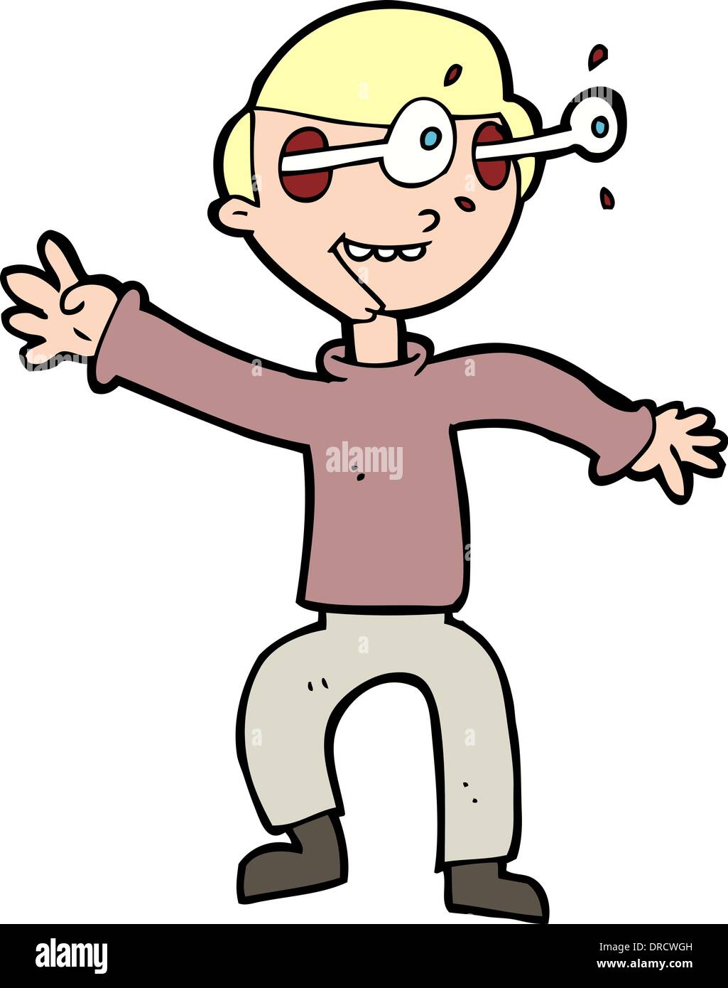 cartoon amazed boy Stock Vector Image & Art - Alamy