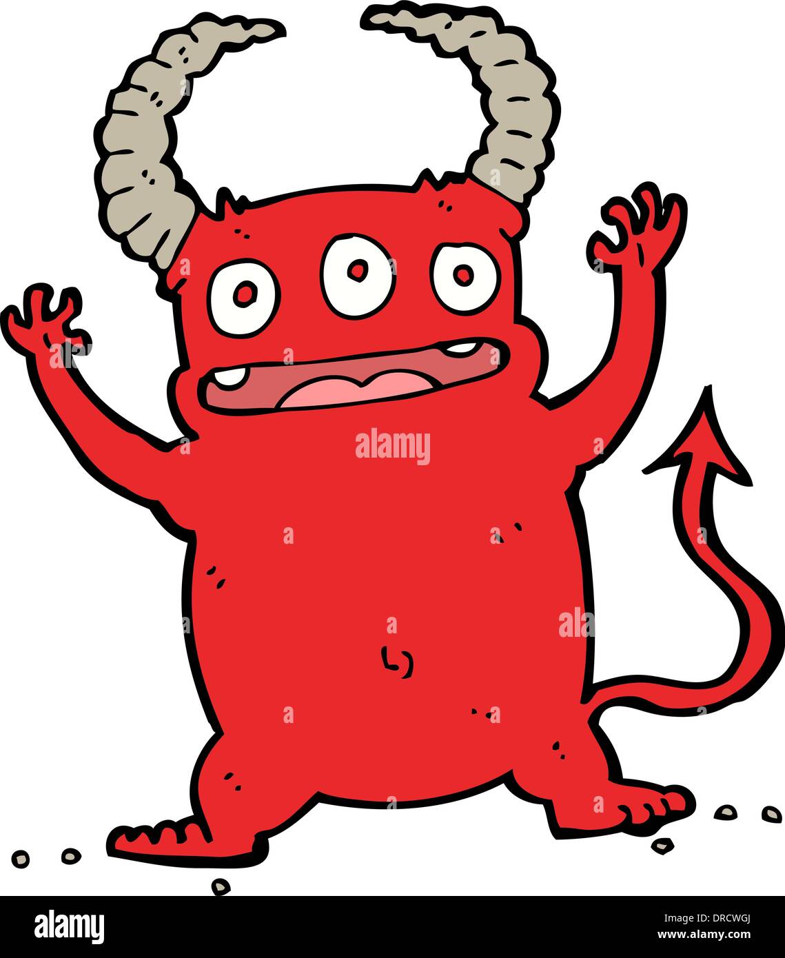 cartoon little devil Stock Vector Image & Art - Alamy