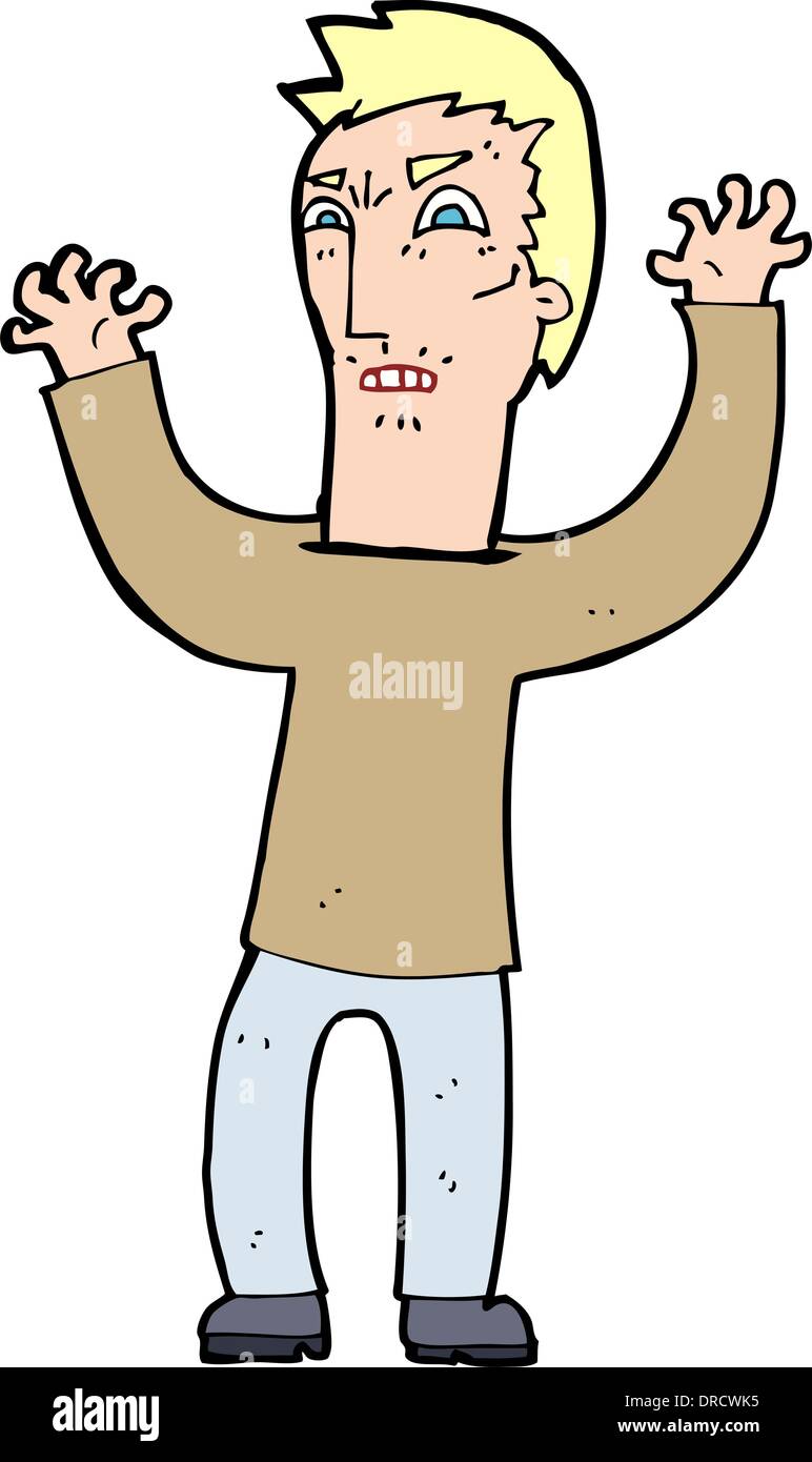 cartoon angry man Stock Vector Image & Art - Alamy