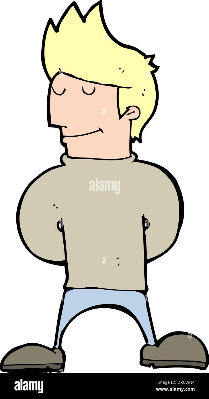 cartoon happy man Stock Vector Image & Art - Alamy