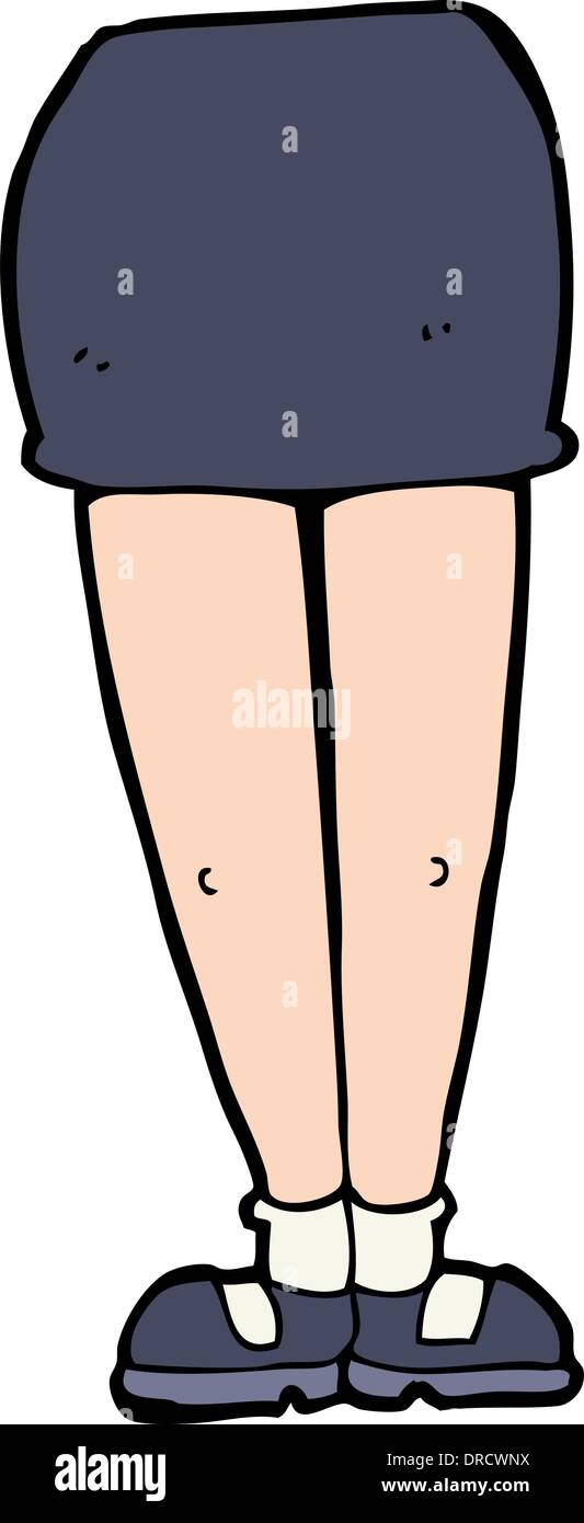 cartoon female legs Stock Vector Image & Art - Alamy