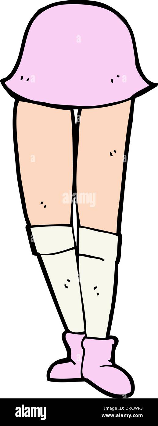 cartoon female legs Stock Vector Image & Art - Alamy