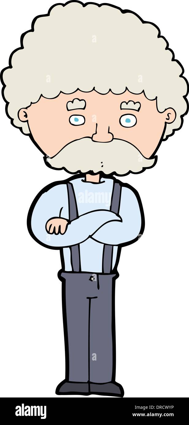 cartoon old man Stock Vector Image & Art - Alamy
