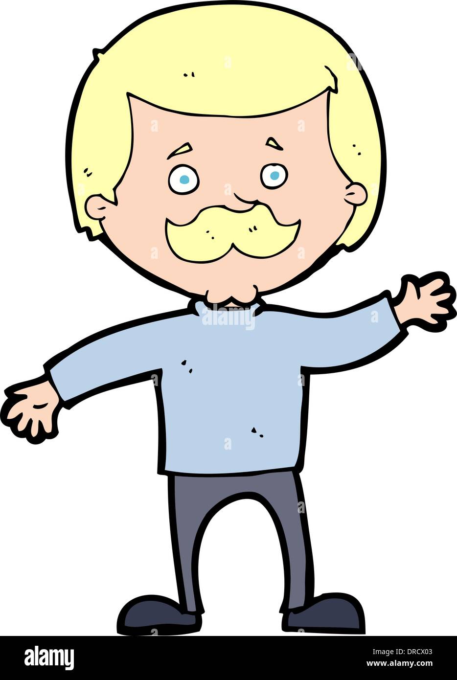 cartoon dad waving Stock Vector Image & Art - Alamy