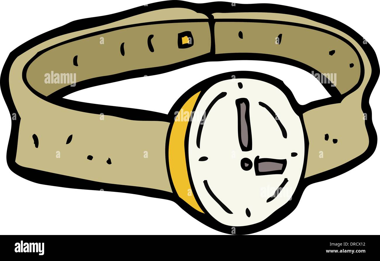 cartoon wrist watch Stock Vector Image & Art - Alamy