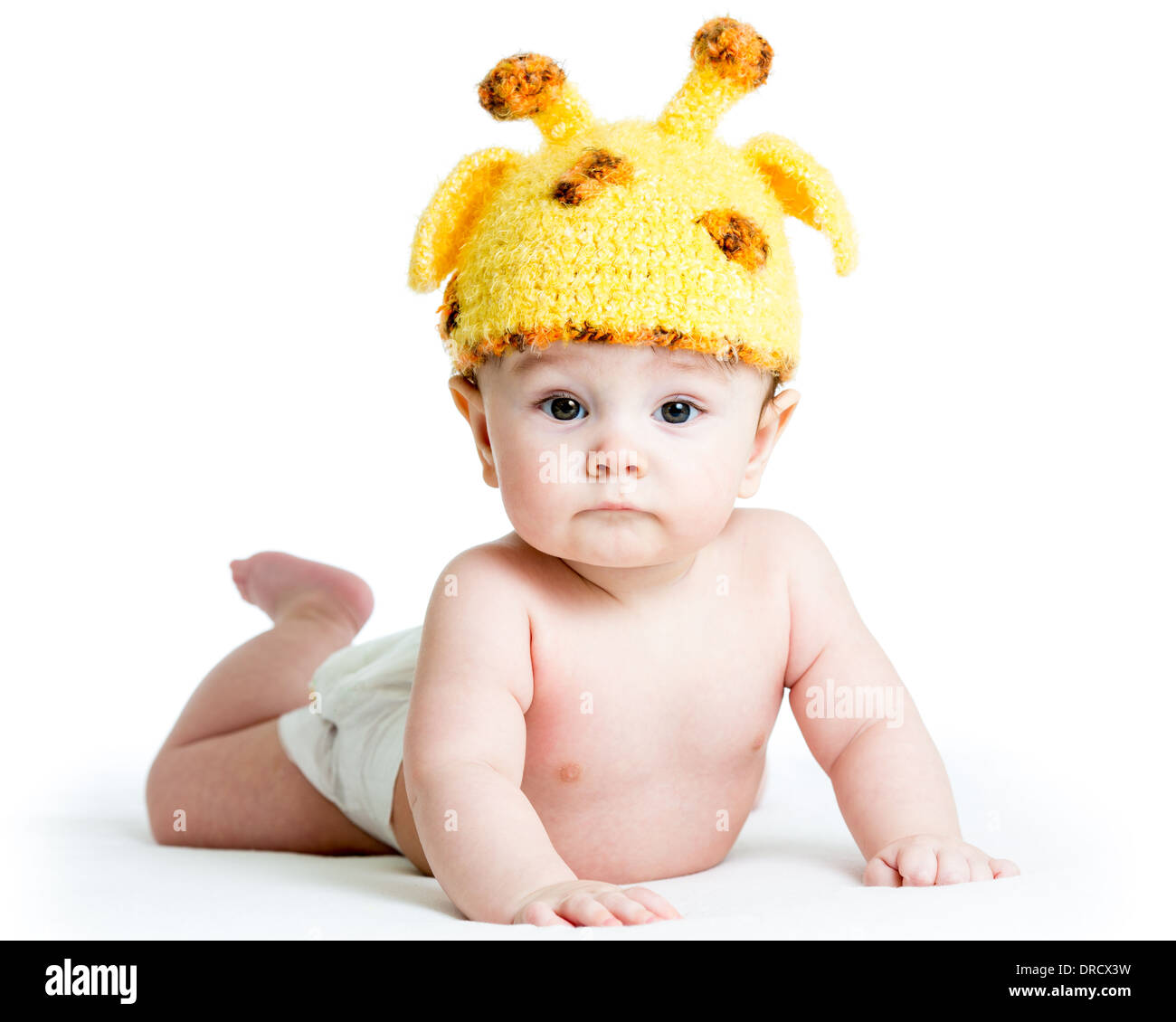 funny infant baby boy isolated on white Stock Photo - Alamy