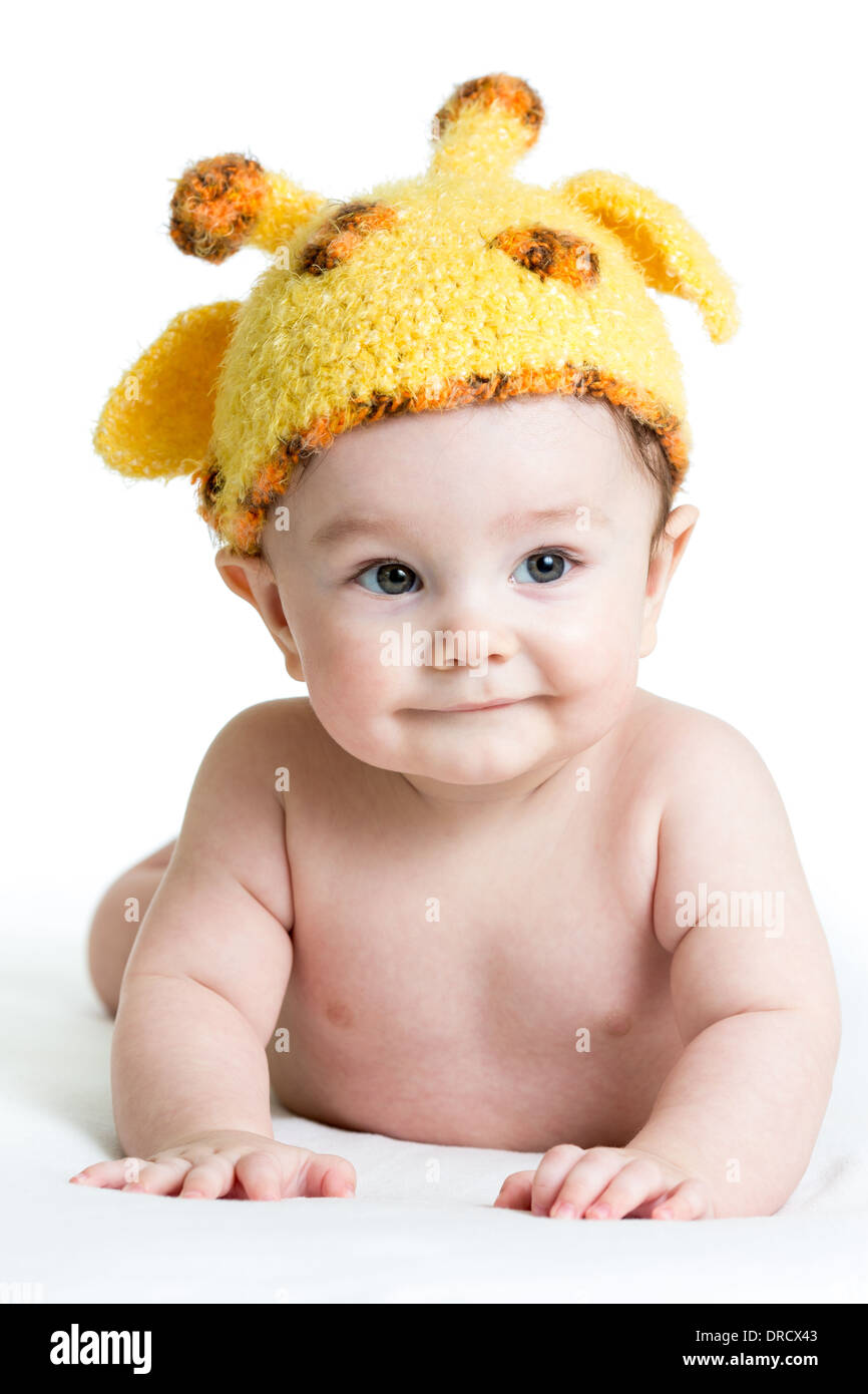 funny infant baby boy isolated on white Stock Photo - Alamy