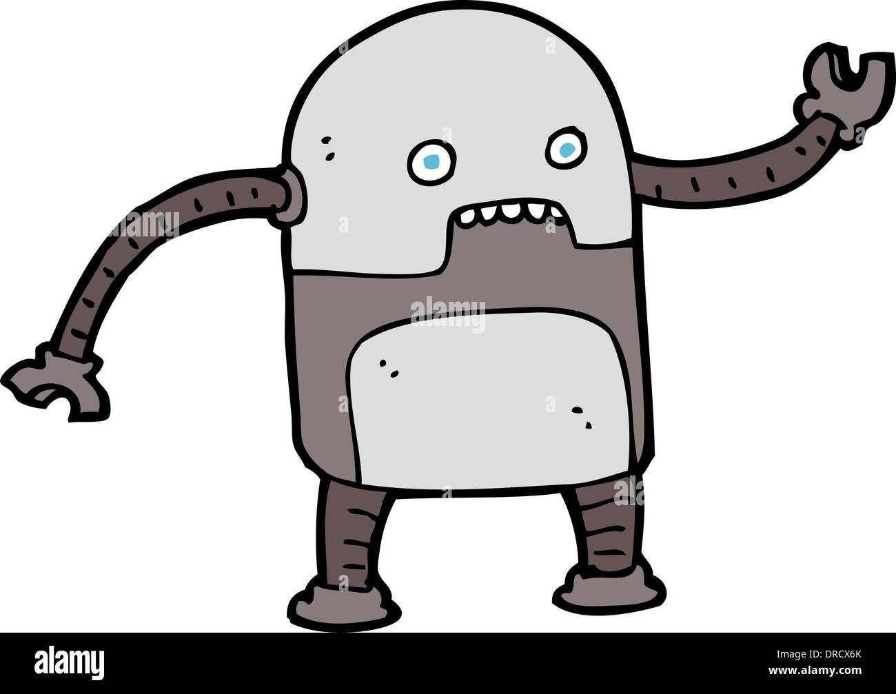funny cartoon robot Stock Vector Image & Art - Alamy
