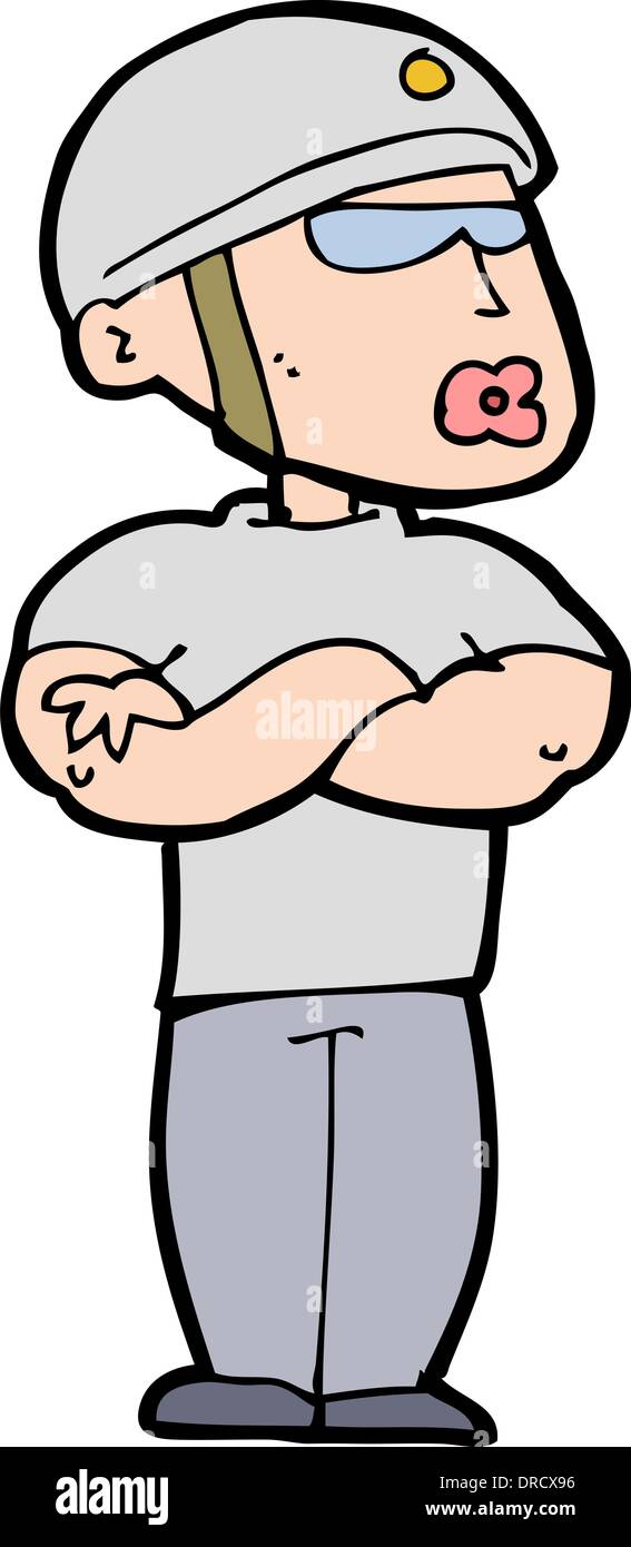 cartoon security guard Stock Vector Image & Art - Alamy