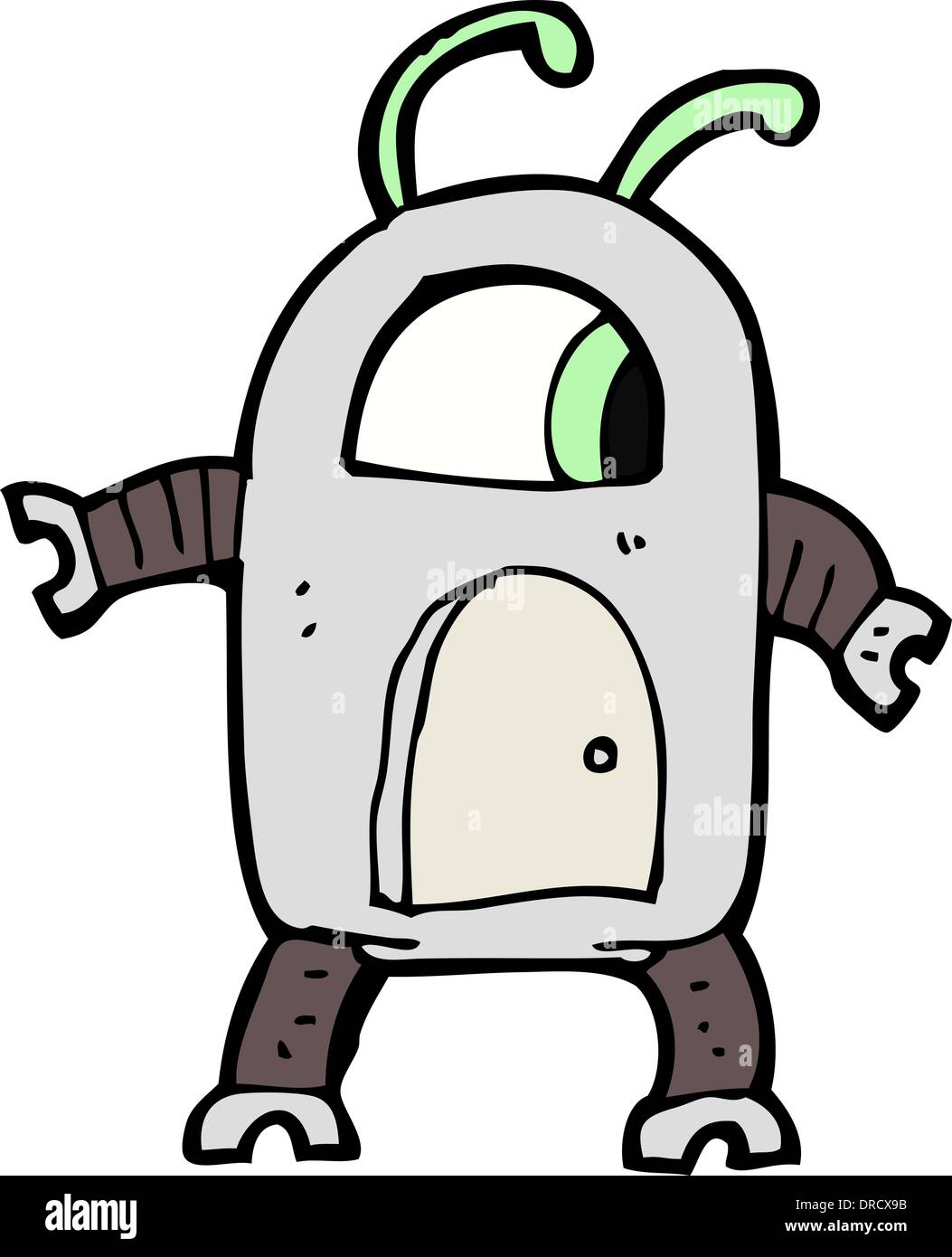 cartoon alien robot Stock Vector Image & Art - Alamy