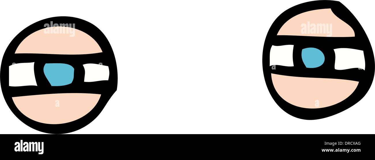 cartoon narrowed eyes Stock Vector Image & Art - Alamy