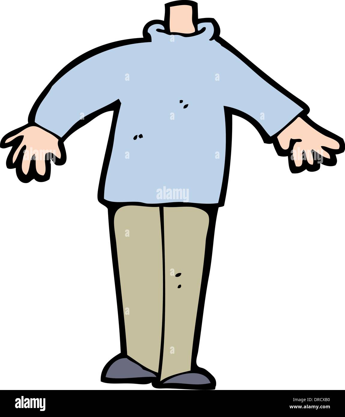 cartoon male body (mix and match cartoons or add own photos Stock ...