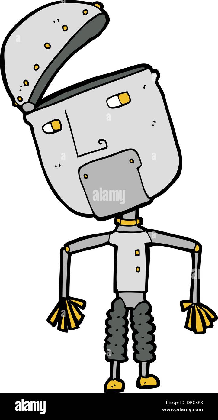 cartoon funny robot Stock Vector Image & Art - Alamy