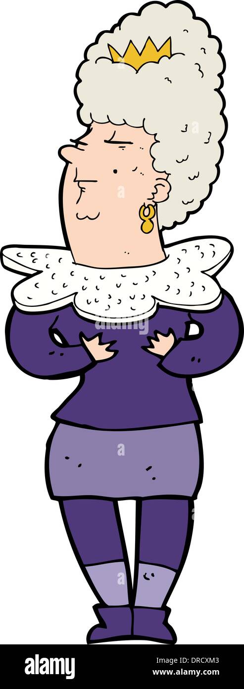 cartoon aristocratic woman Stock Vector Image & Art - Alamy